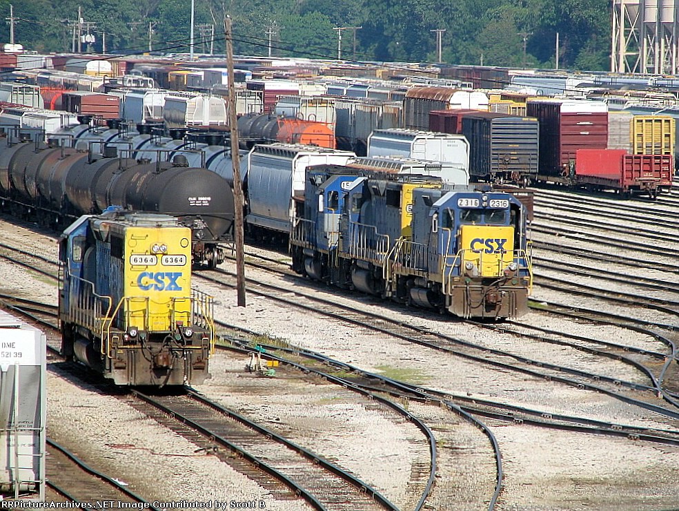 CSX 2316 CSX Yard view